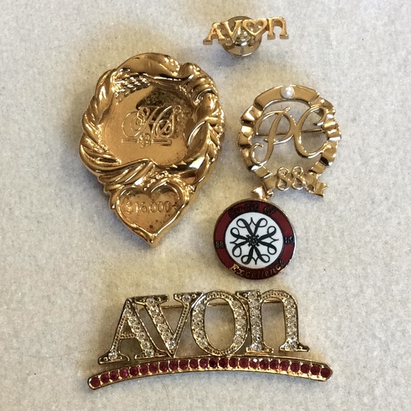 Avon | Jewelry | Final Sale Price Vintage Avon Award Pin Set | Poshmark